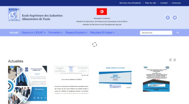 esiat.agrinet.tn - Accueil - Esiat Agrinet