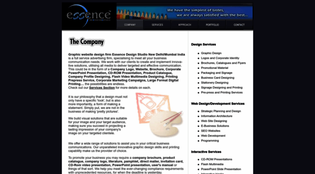 essence.co.in - Essence Graphic Website Design... - Essence