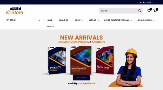 estore.allen.ac.in - One-Stop Shop for Authentic Ed... - E Store ALLEN