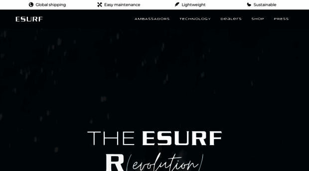 esurf.webflow.io - The Esurf Revolution | Best El... - Esurf Webflow
