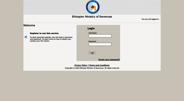 etax.mor.gov.et - Etax Mor