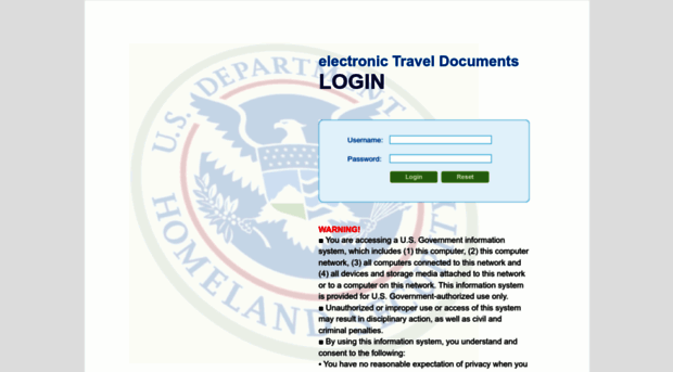 etd.ice.gov - eTD | Login - ETD Ice