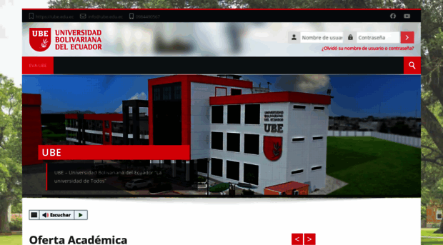 eva.ube.edu.ec - Página Principal | EVA-UBE - EVA UBE