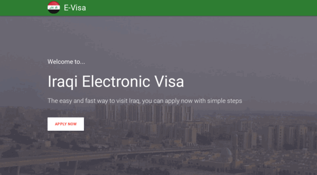 evisa.gov.iq - Iraqi E-Visa - E Visa Gov