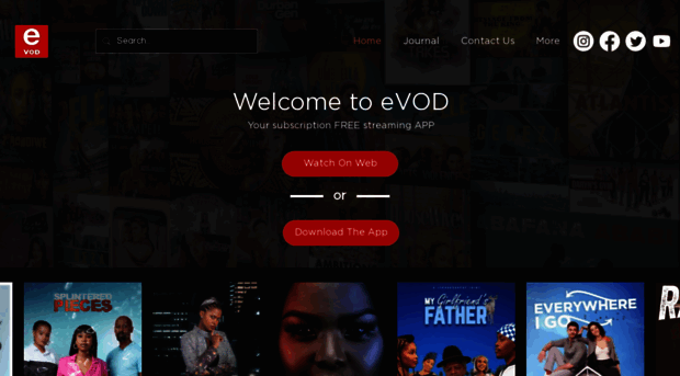 evod.co.za - eVOD | Video Streaming Service... - EVOD