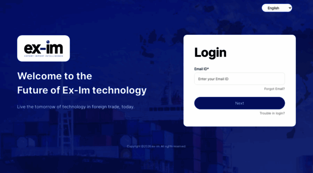 ex-im.cloud - Login - EX-IM - EX IM