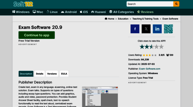 exam-software.soft112.com - Exam Software 20.9 Free Downlo... - Exam ...