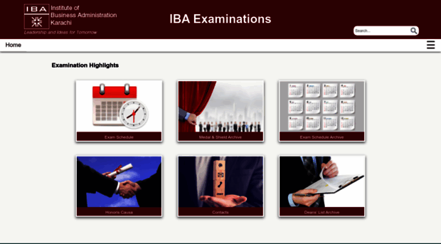 examination.iba.edu.pk - IBA - Examination Department - Examination IBA