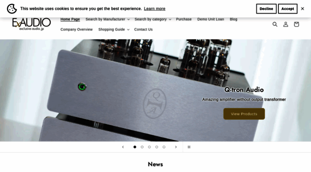 exclusive-audio.jp - ExAUDIO クラフトマンシップが生きているオーディオ製品... - Exclusive Audio