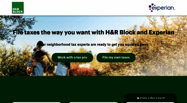experian.offers.hrblock.com - Experian H&R Block Rewards - Experian ...