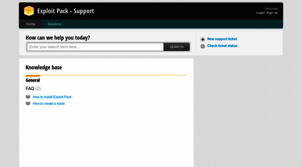 exploitpack.freshdesk.com - Support : Exploit Pack - Suppo... - Exploit Pack Freshdesk
