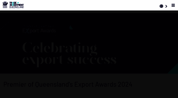 exportawards.qld.gov.au - TIQ - Premier of Queensland&... - Export ...
