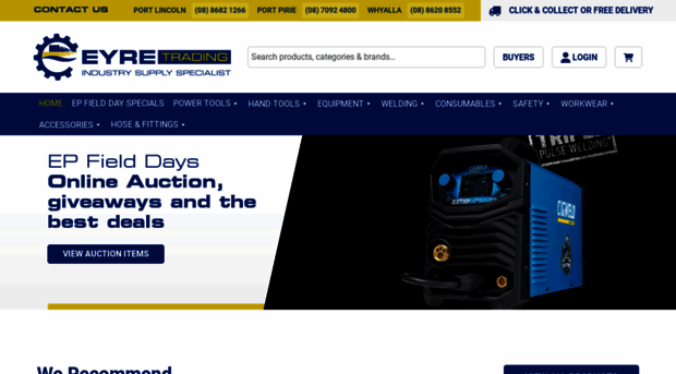 eyretrading.com.au - Eyre Trading - Leading Industr... - Eyre Trading