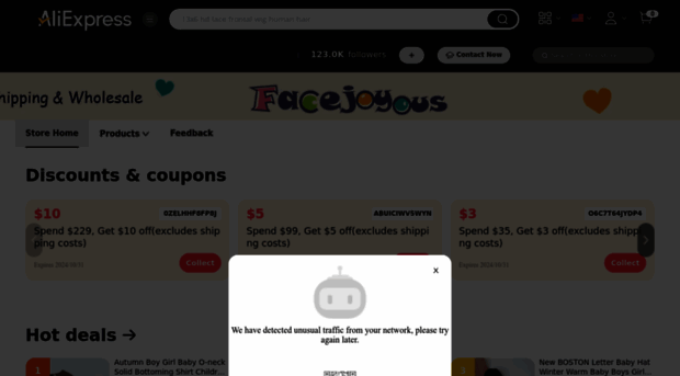 facejoyousbabykids.aliexpress.com - Facejoyous Official Store - Am ...