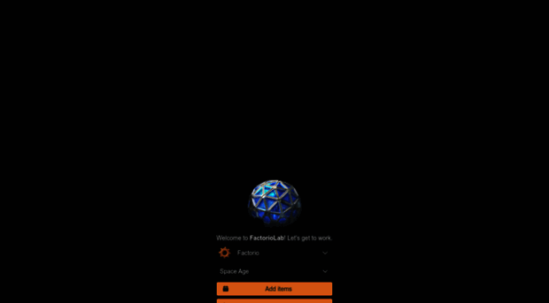 factoriolab.github.io - FactorioLab - Factorio Lab Github