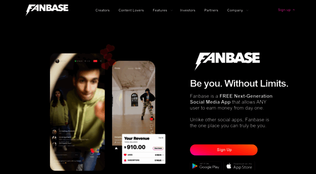 fanbase.app - Fanbase | Next-Gen Social Medi... - Fanbase