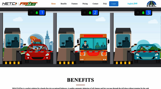 fastag.ihmcl.com - Login || Toll Plaza - Fastag Ihmcl