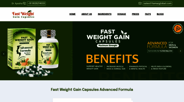 fastweightgaincapsules.in - Fast Weight Gain Capsules Adva... - Fast ...