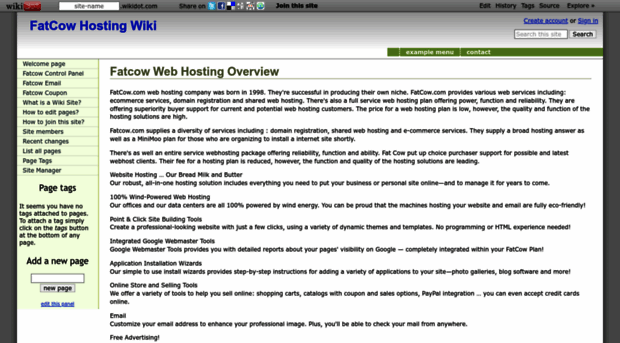 fatcowhosting.wikidot.com - Fatcow Web Hosting Overview - ... - Fatcow ...