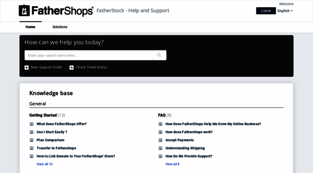 fathershops.freshdesk.com - Support : fatherstock - Fathershops Freshdesk