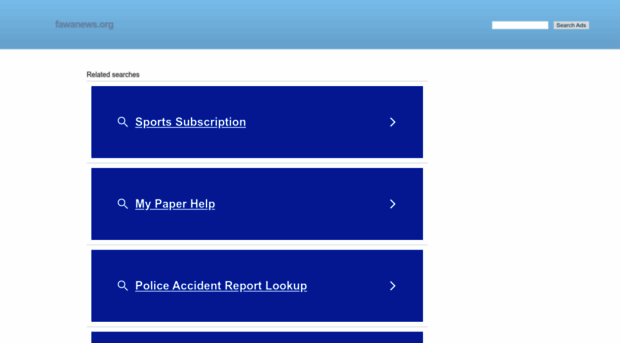 fawanews.org - FawaNews - Your Home of Sport - Fawa News