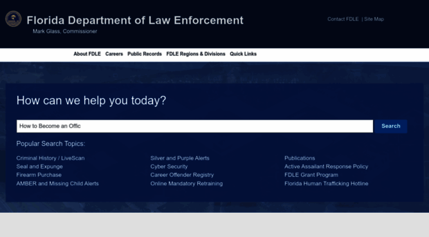 fdle.state.fl.us - FDLE Home - FDLE State Fl