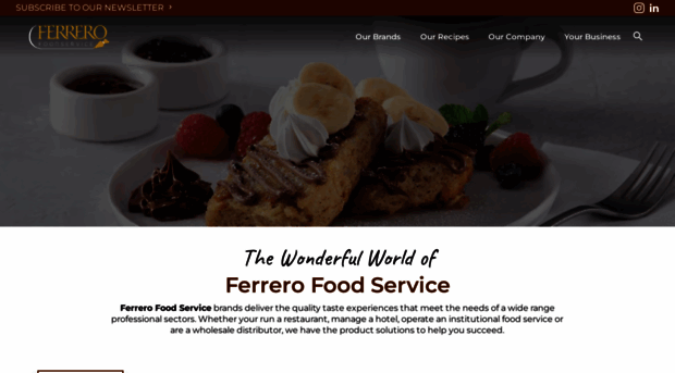 ferrerofoodservice.com.br - Ferrero Food Service | Nutella... - Ferrero ...