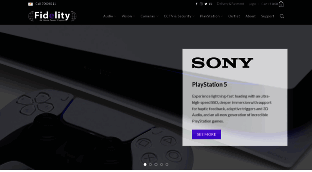 fidelitycenter.com.cy - Sony Cyprus - Television, Audi... - Fidelity Center