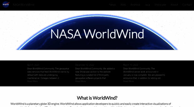 files.worldwind.arc.nasa.gov - NASA WorldWind - Files World Wind Arc NASA