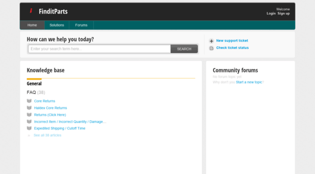 finditparts.freshdesk.com - Support : FinditParts - Findit Parts Freshdesk