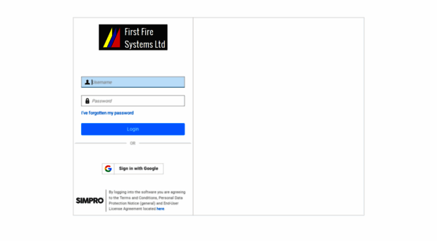 firstfiresys.simprosuite.com - Simpro Login - firstfiresys ...