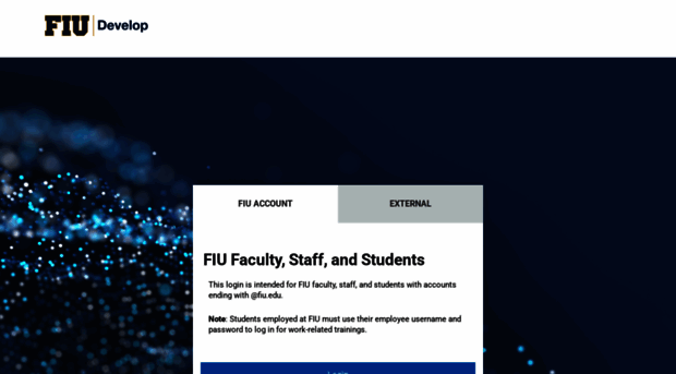 fiuit.instructure.com - FIU Develop Login - FIU It Instructure
