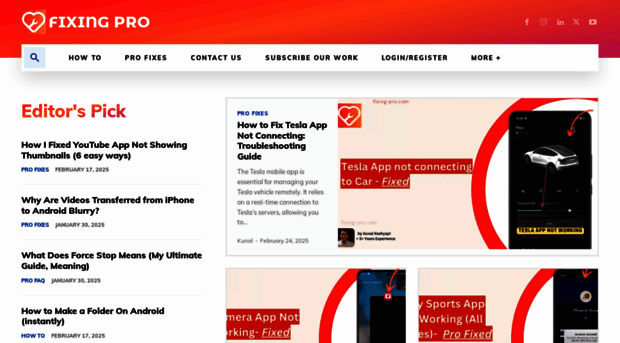 fixing-pro.com - Fixing Pro - Fixing your Devic... - Fixing Pro