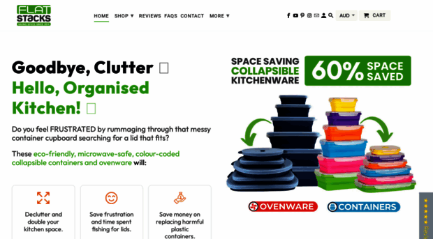 flatstacks.com.au - Flat Stacks Collapsible Silico... - Flat Stacks