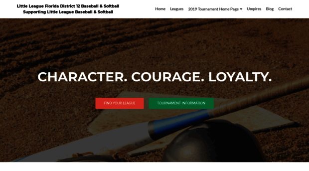 fldist12.org - Home - Little League Florida D... - Fldist 12