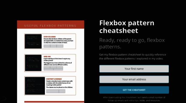 flexbox-pattern-cheatsheet.kevinpowell.co - Useful Flexbox Patterns ...