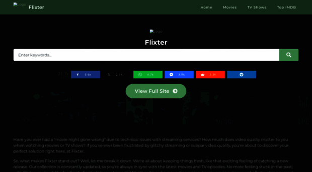 flixter.ac - Streaming Movies and TV | Watc... - Flixter