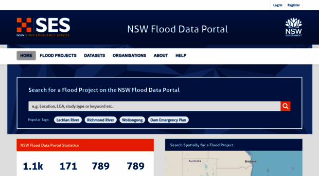 flooddata.ses.nsw.gov.au - Welcome - NSW Flood Data Porta... - Flood ...