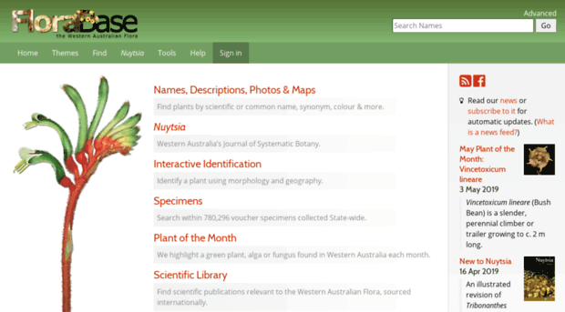 florabase.calm.wa.gov.au - FloraBase—the Western Australi... - Flora ...