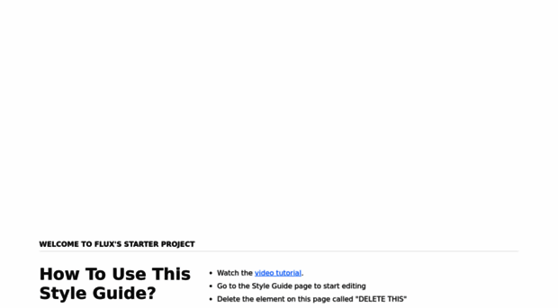 flux-starter-project-style-guide.webflow.io - Flux Starter Project - Style G... - Flux Starter ...