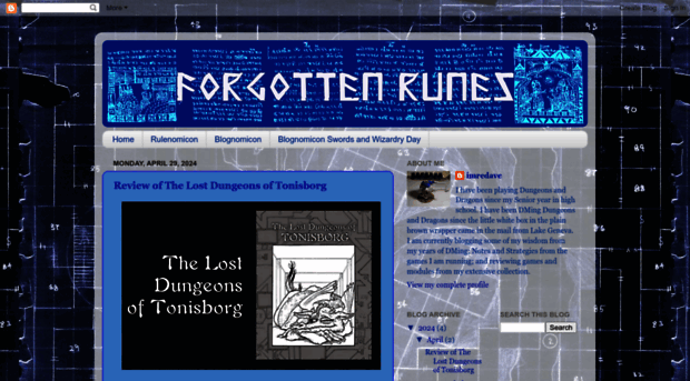 forgottenrunes.blogspot.com - Forgotten Runes - Forgotten Runes Blogspot