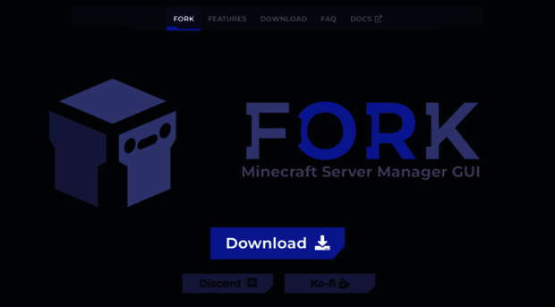 fork.gg - Fork - Minecraft Server Manage... - Fork