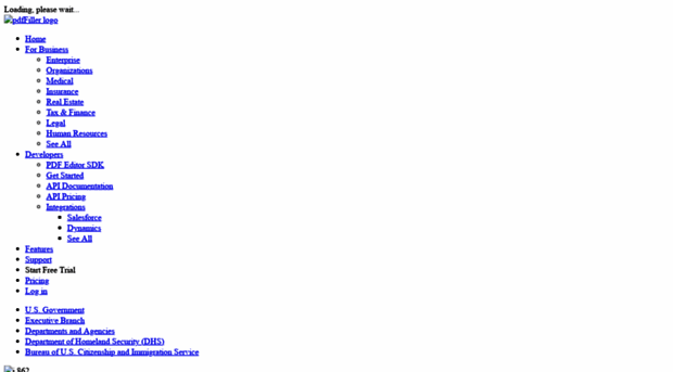 form-i-862.pdffiller.com - Unusual traffic detected - Form I 862 Pdffiller