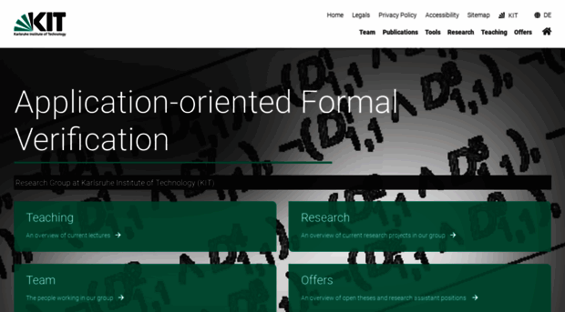 formal.kastel.kit.edu - KIT - Application-oriented For... - Formal Kastel KIT