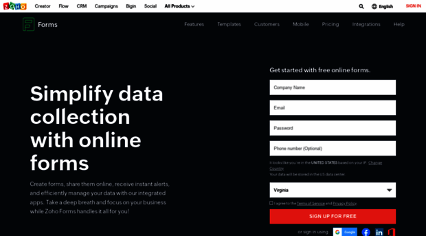 forms.zoho.jp - Form Builder | Create Free Onl... - Forms Zoho