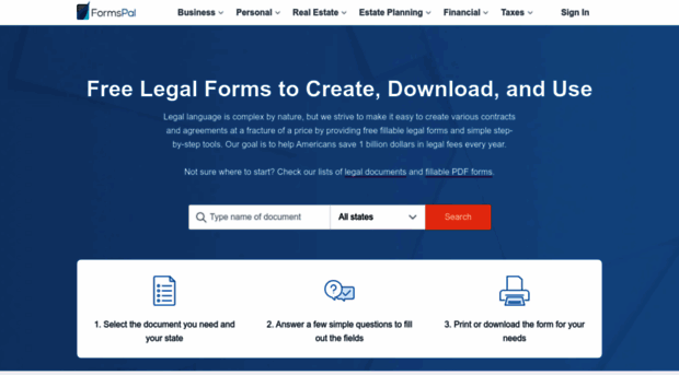 formspal.com - Free Legal Forms and Agreement... - Forms Pal