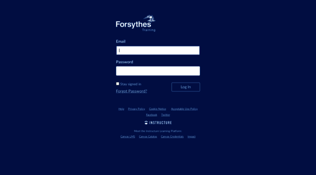 forsythestraining.instructure.com - Canvas Login | Instructure ...