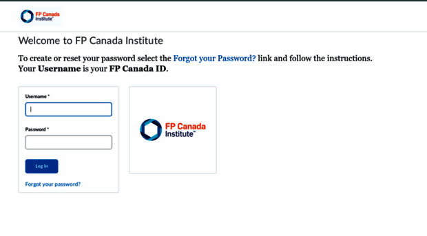 fpcanadainstitute.brightspace.com - Login - FP Canada Institute - FP Canada Institute Brightspace
