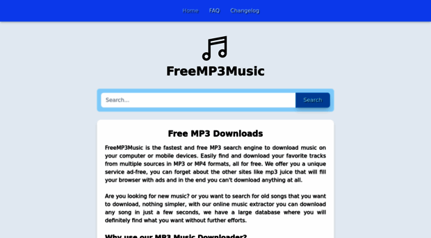freemp3music.org - Free MP3 Music Downloader - On... - Free MP3 Music