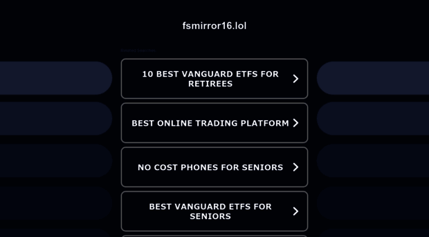 fsmirror16.lol - Redirecting... - Fsmirror 16